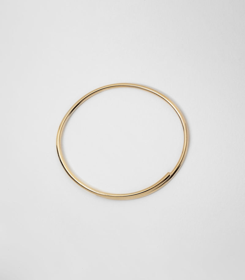 Barrel Bracelet | 14k gold bangle | ATTIC | ATTIC