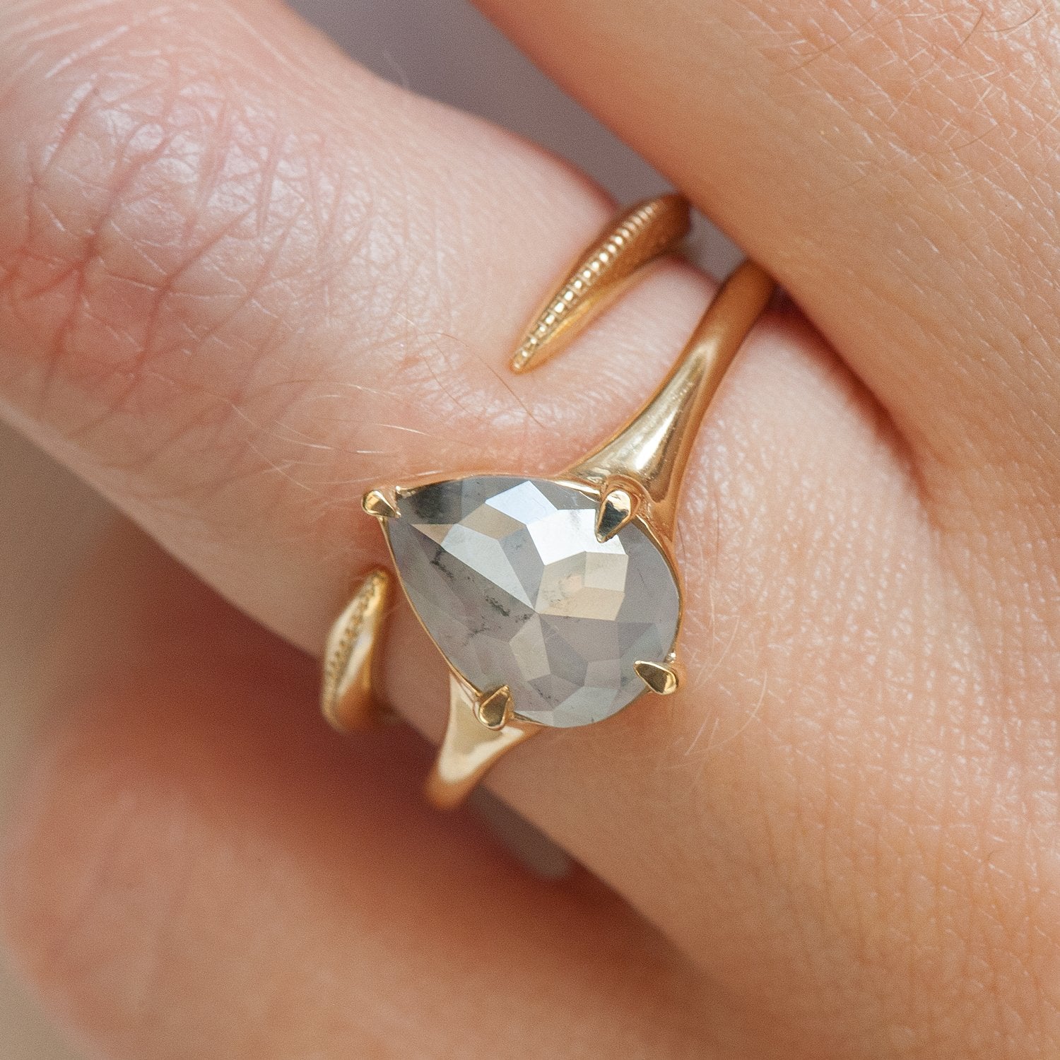 Torc Ring - Milgrain | 14k gold stacking + wedding rings | ATTIC | ATTIC