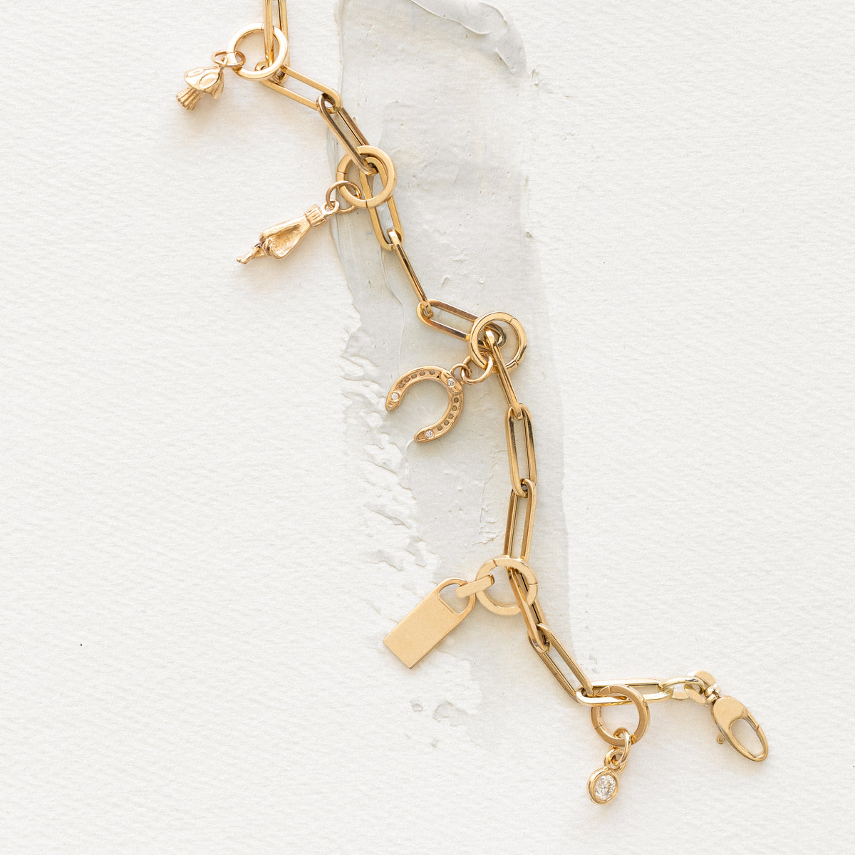 Staple Chain Bracelet | 14k gold chain | ATTIC | ATTIC
